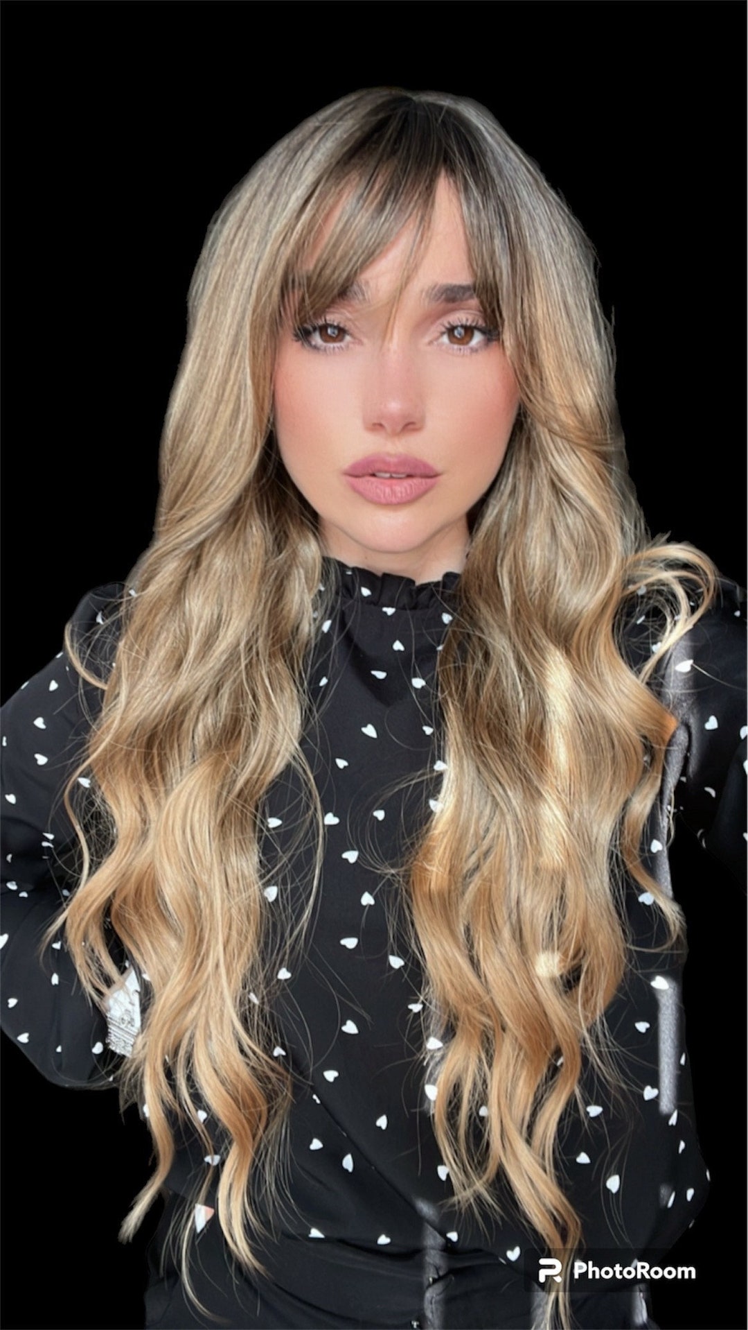 Ellarae Oakley Style Wig Long Blonde Wavy With Bangs - Etsy