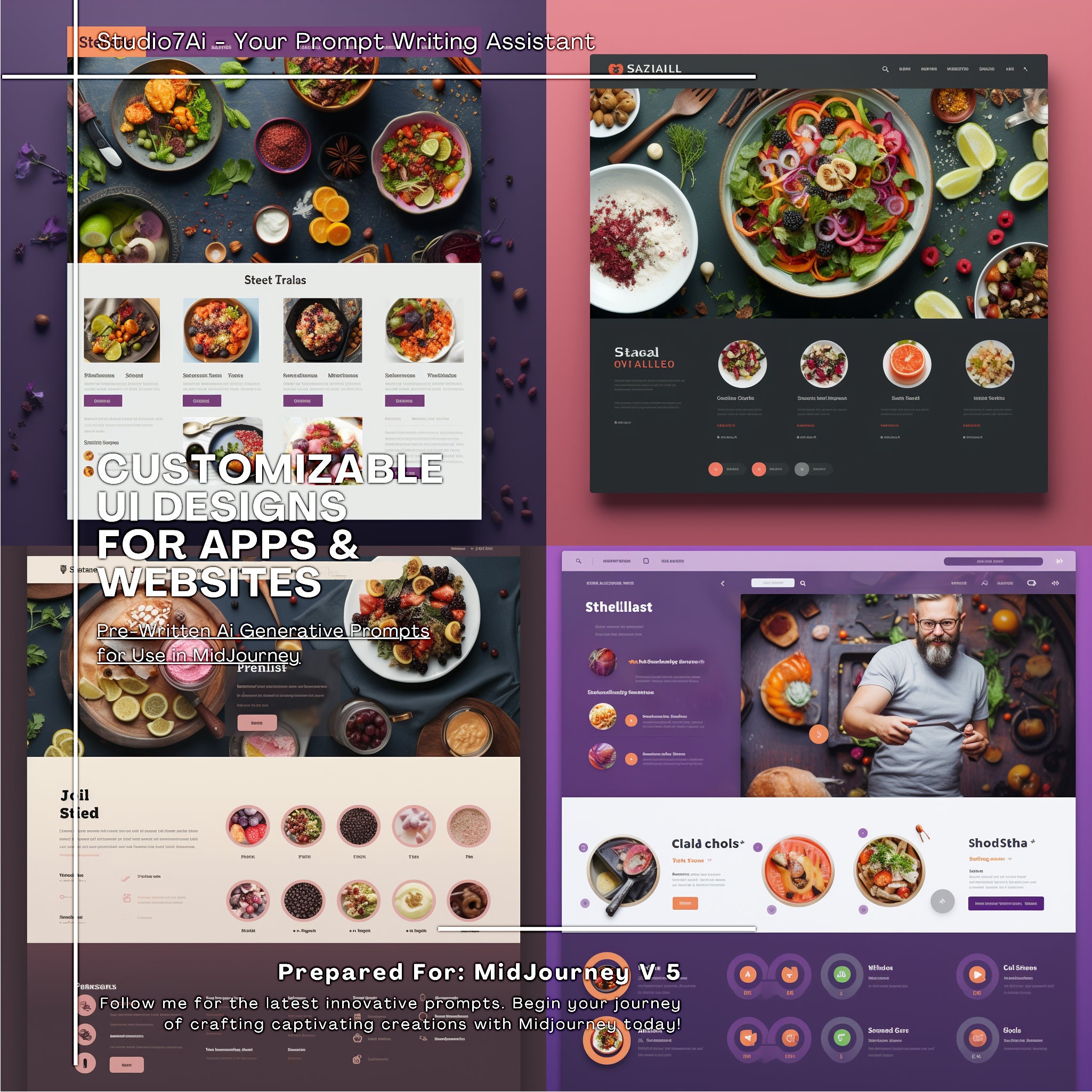 CUSTOMIZABLE UI Designs for Apps & Websites - Etsy
