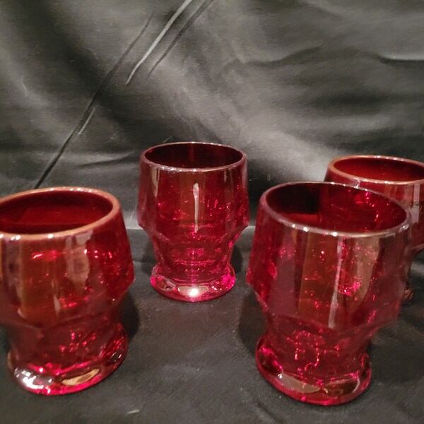 Mosser Ruby Red Glass - Etsy