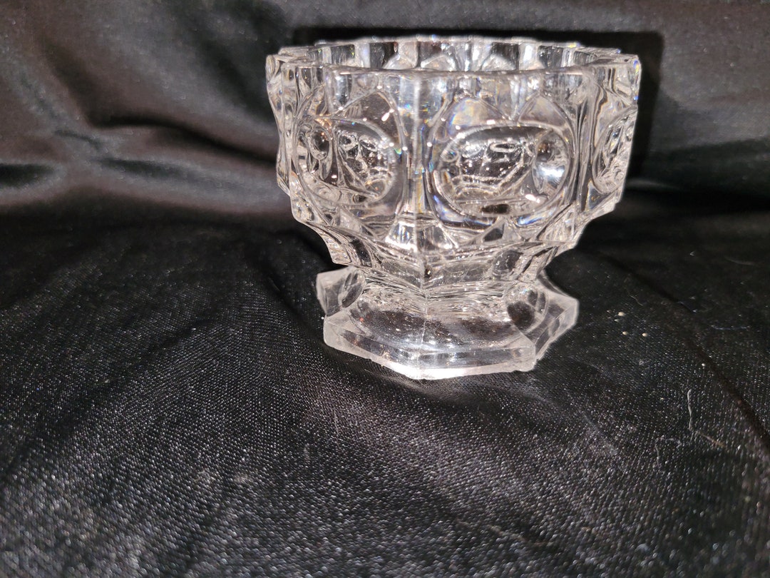 EAPG Flint Master Open Salt Cellar Dish Bowl Coddington - Etsy