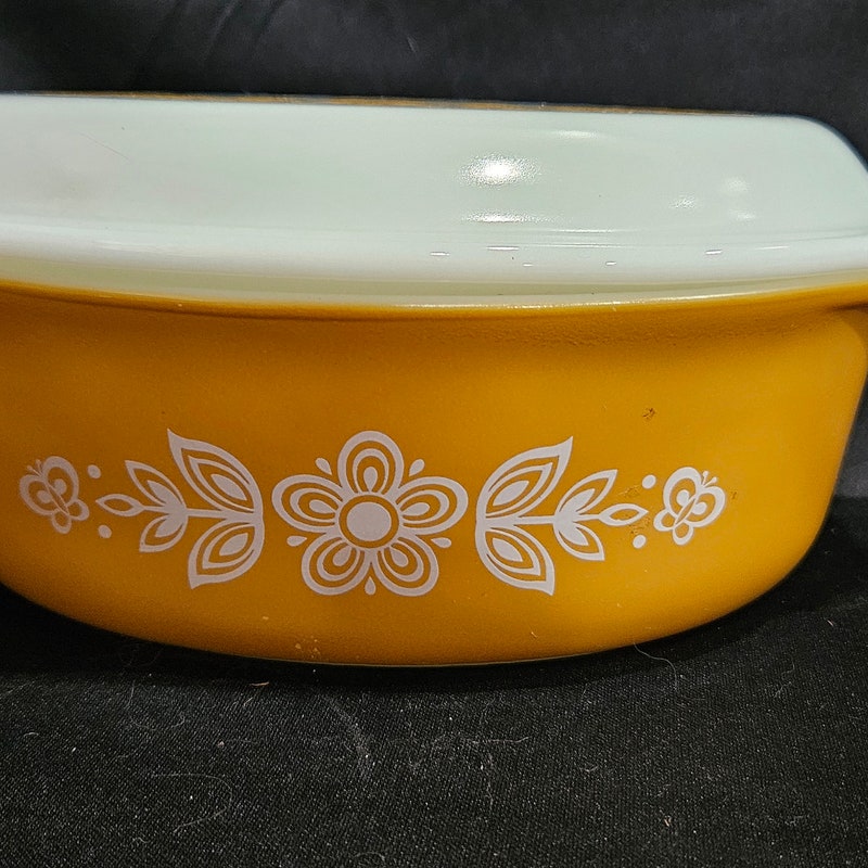 Butterfly Gold 2 Qt Pyrex - Etsy