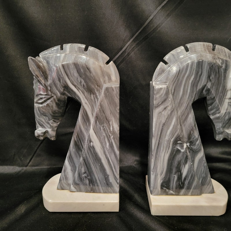 Marble Bookends - Etsy