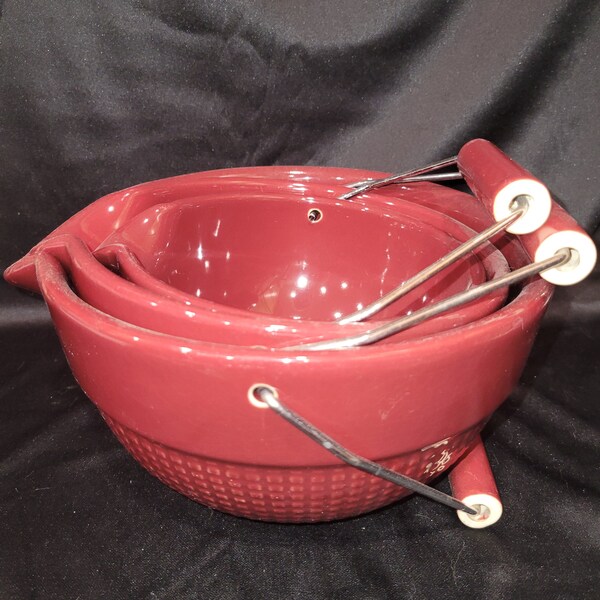 Ceramic Mixing Bowls With Handles - Etsy