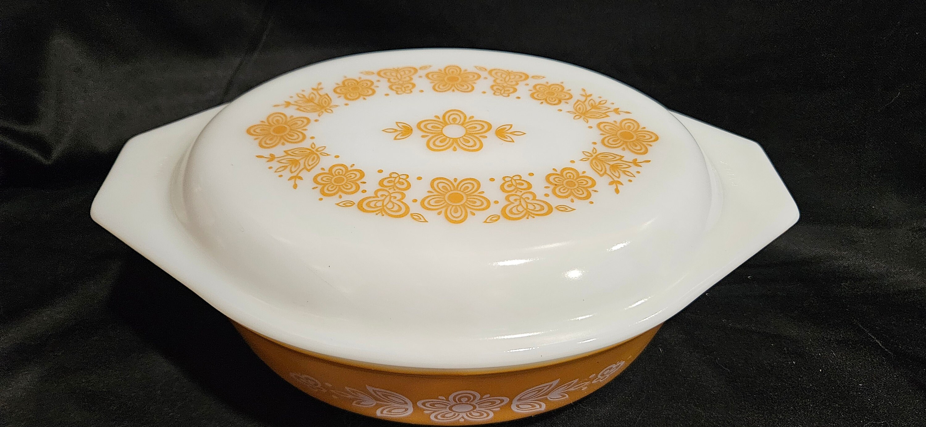 Butterfly Gold Pyrex Casserole Dish With Lid 043 1 1/2 Qt - Etsy