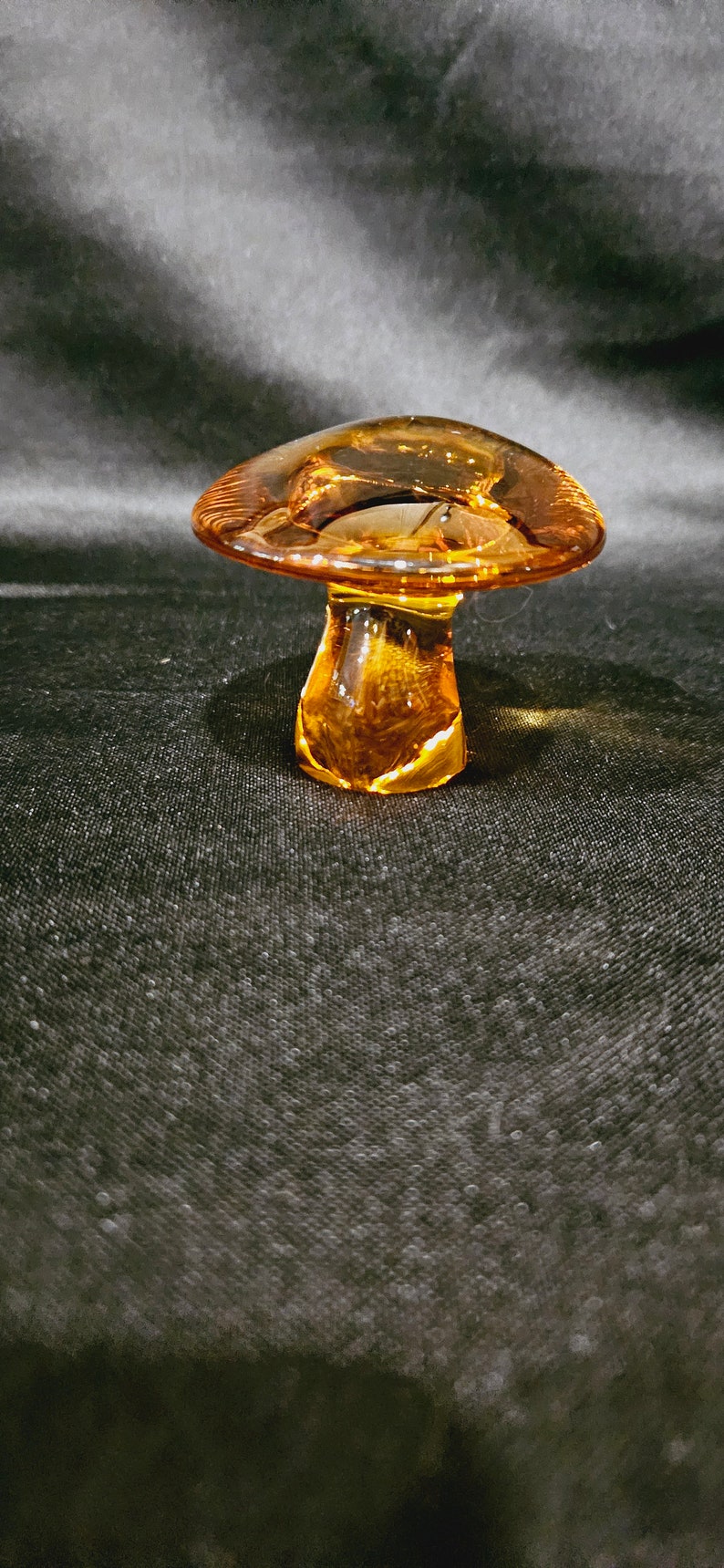 Beautiful Viking Glass Amber Mushroom - Etsy