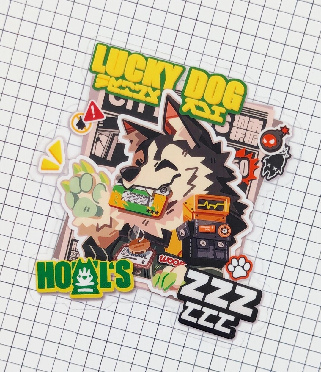 Lucky Dog Howl Zenless Zone Zero - Sticker - Etsy