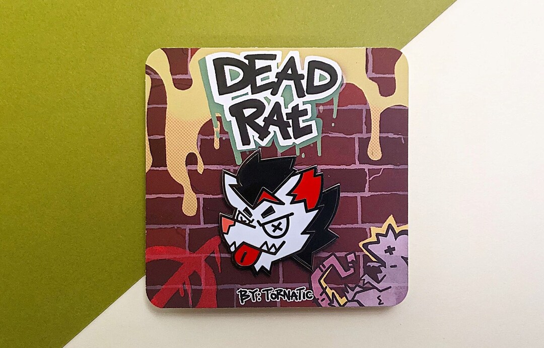 DEAD RAT Enamel Pin - Etsy