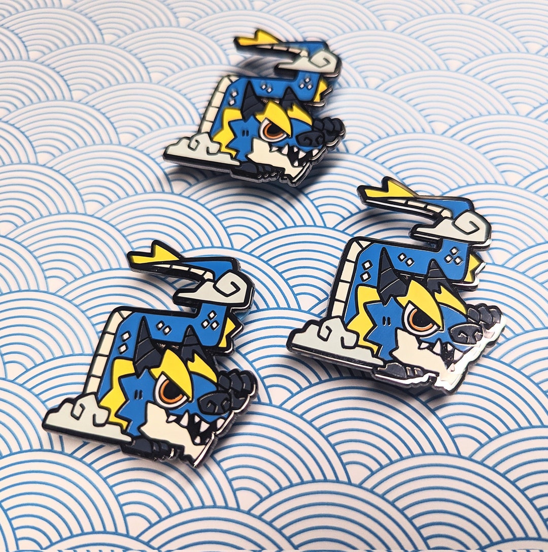STORM DRAGON - Enamel Pin - Etsy