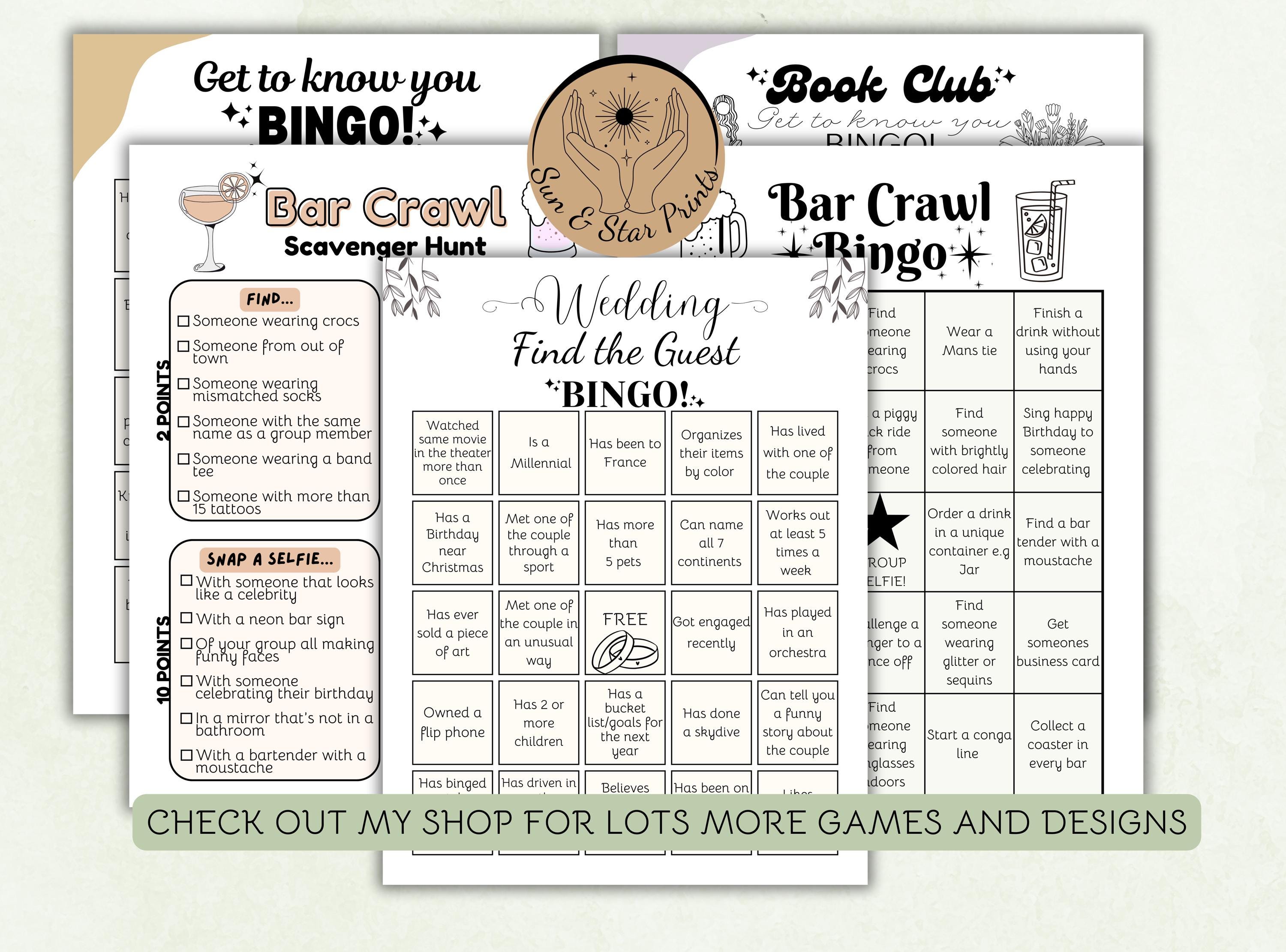 Camp Bachelorette Scavenger Hunt - Girls Gone Mild Fun Outdoor Activity ...
