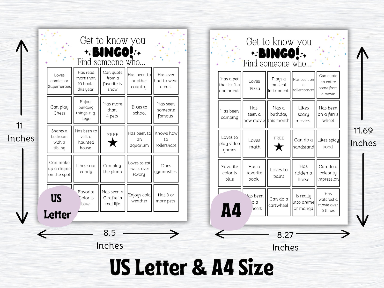 Teen Icebreaker Bingo Game: Fun School or Youth Group Activity ...