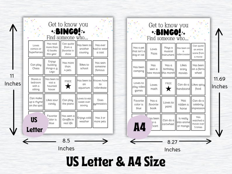 Teen Icebreaker Bingo Game: Fun School or Youth Group Activity ...