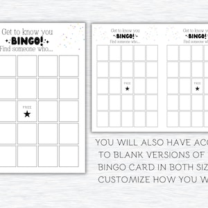 Teen Icebreaker Bingo Game: Fun School or Youth Group Activity ...