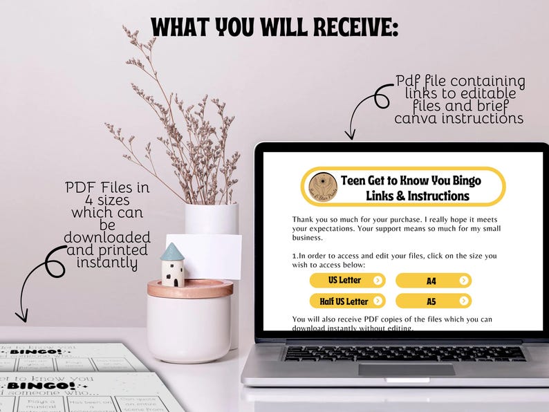 Teen Icebreaker Bingo Game: Fun School or Youth Group Activity ...