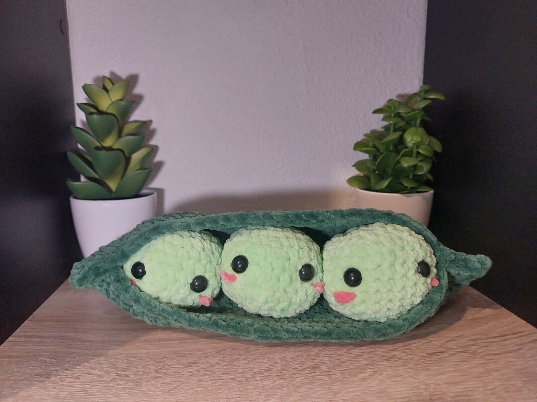 Crochet Bean Plush Toy - Etsy