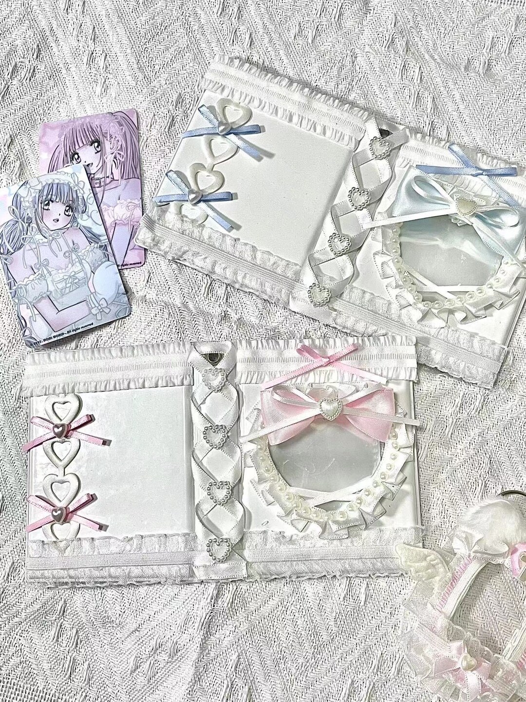 Lace Decorated Binder Heart Binder 3 Inch Photocard Binder Kpop ...