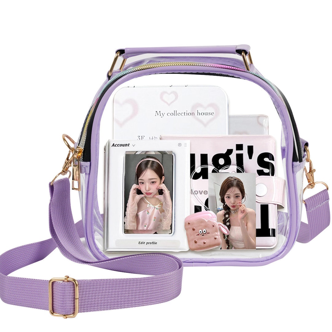 Aesthetic Clear Kpop Concert Bag Stadium Approved Crossbody Shoulder ...