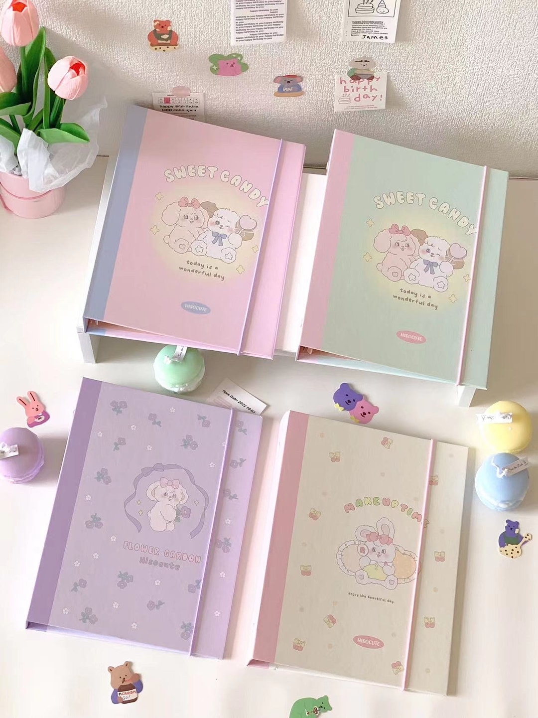 A5 Cartoon Binder | Composition Hardcover Binder | Kpop Photocard ...