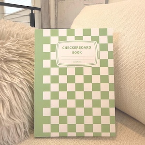 Handmade Checkered A5 Binder Hardboard Book Card Holder Photo Album ...