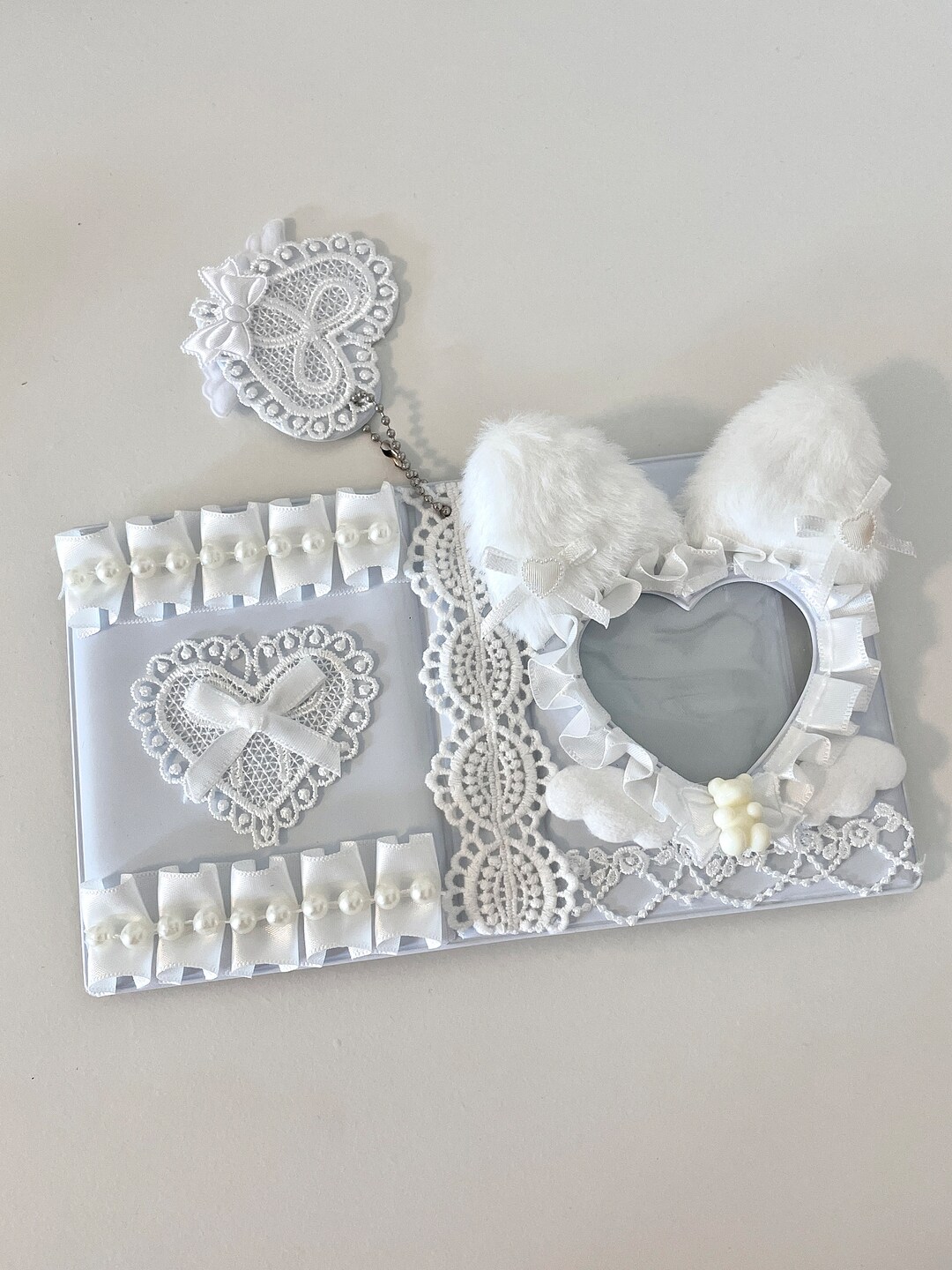 Lace Decorated Binder Heart Binder 3 Inch Photocard Binder - Etsy