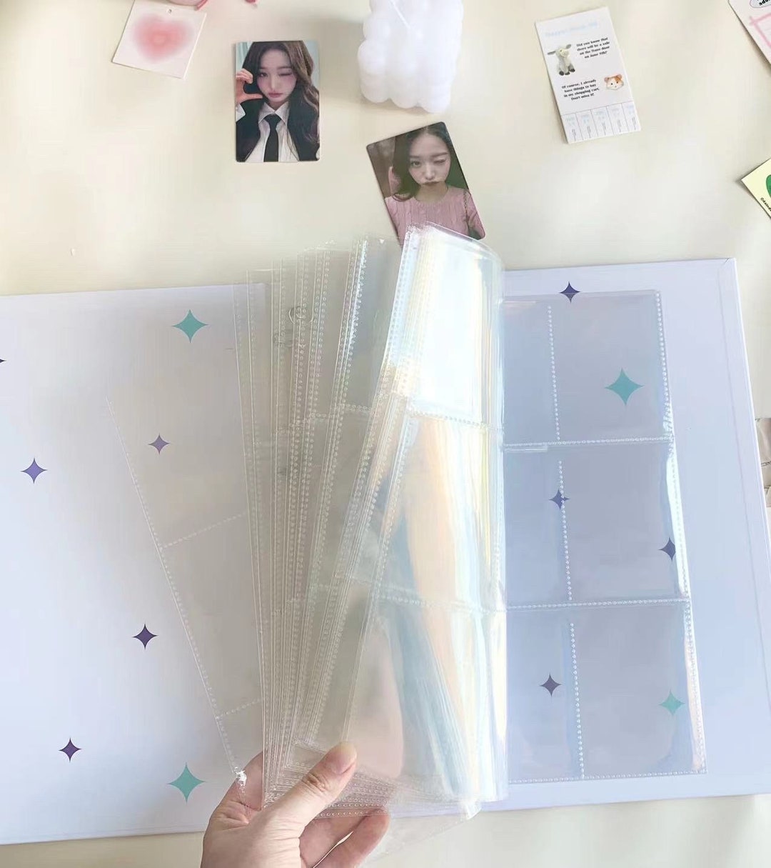 A4 A5 Crystal Refills for Composition Binder | Kpop Photocard Binder ...