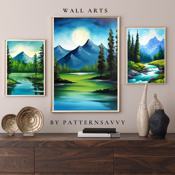 Set of 3 Wall Art - Etsy