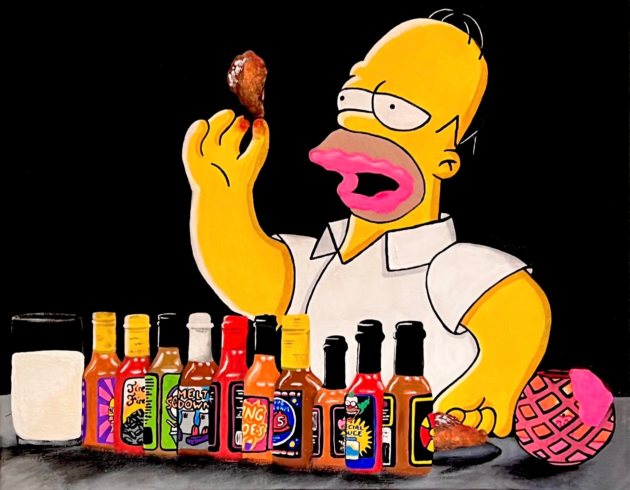 Hot Ones: Homer Simpson - Etsy