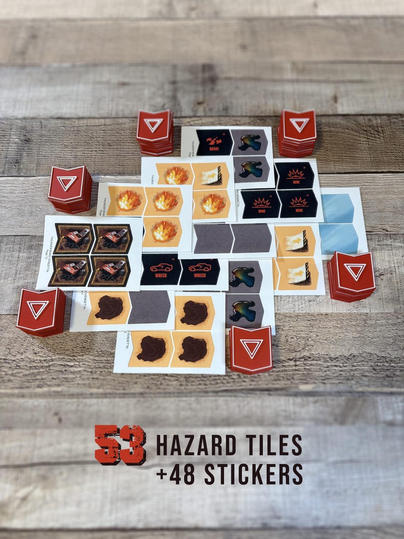 Thunder Road: Vendetta - Hazard Tile Upgrades - Officially Licensed - Etsy