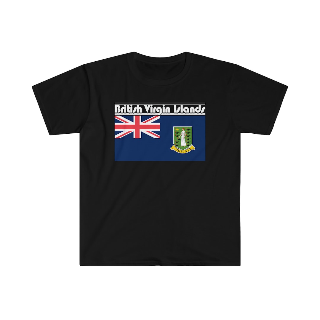 British Virgin Islands T-shirt Gift - Comfortable Unisex - Etsy