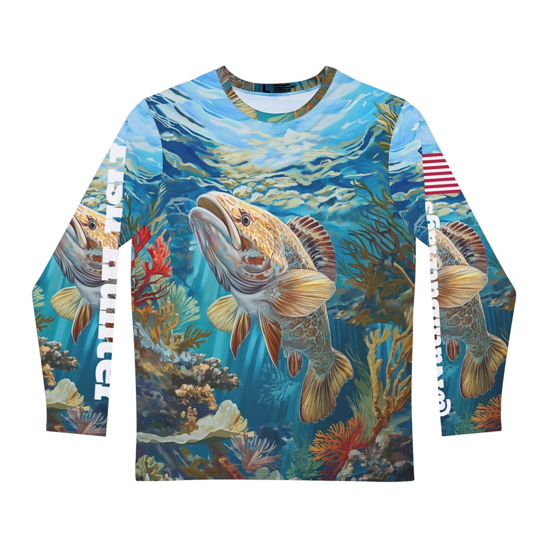 Grouper Hunter Fishing Shirt grouper - Etsy