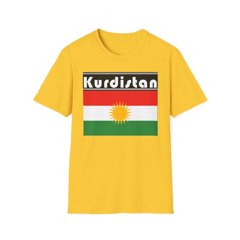 Kurdistan Flag T-shirt Gift - Comfortable Unisex - Etsy