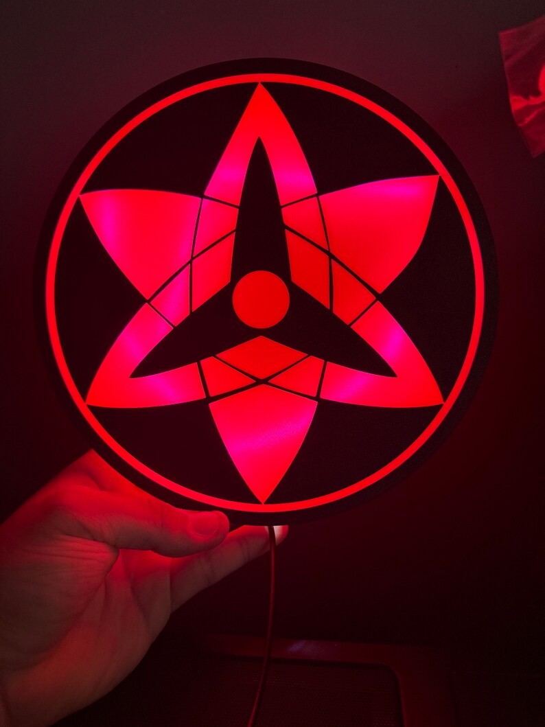 Sasuke's Mangekyou Sharingan LED Light Box - Etsy