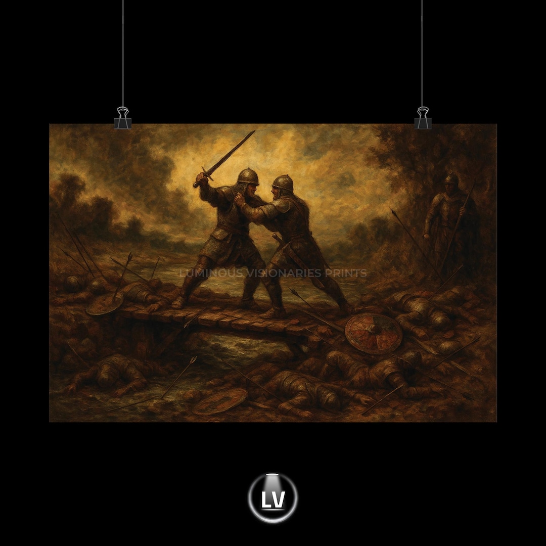 Epic Battle Matte Poster - Medieval History Wall Decor | APMD #14 - Etsy