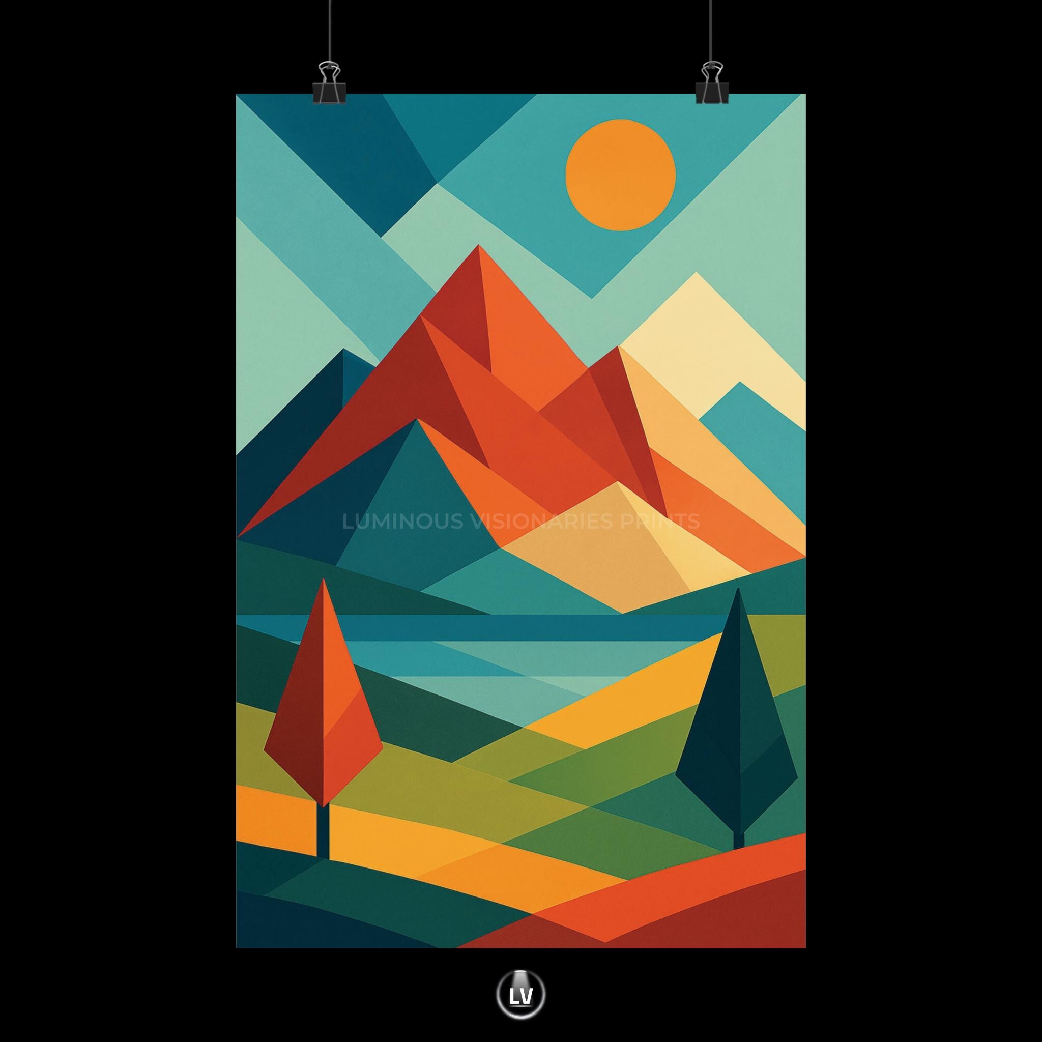 Modern Matte Posters, Vertical Landscape Prints (home Decor) | APAG #1 ...