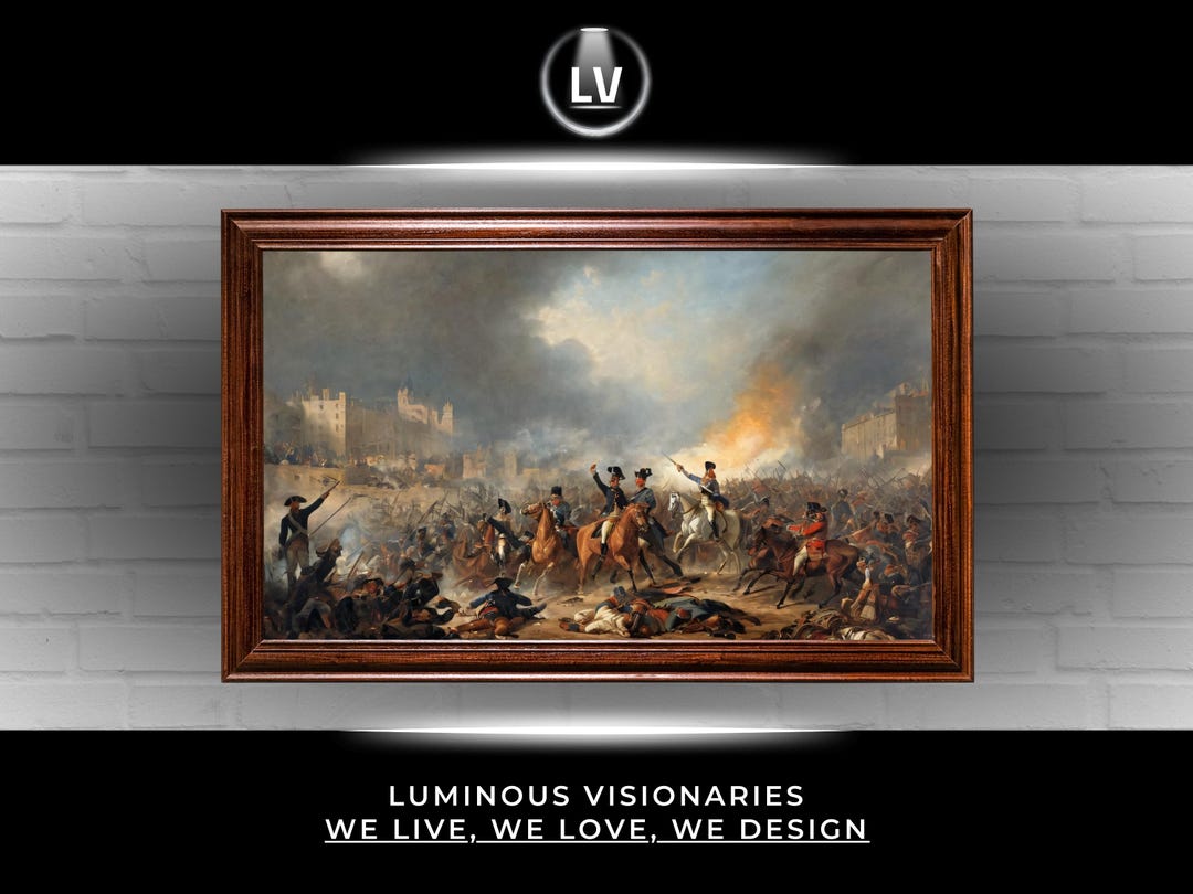 Command Amidst the Chaos Military Art, Battelfield Scene, Commanding ...