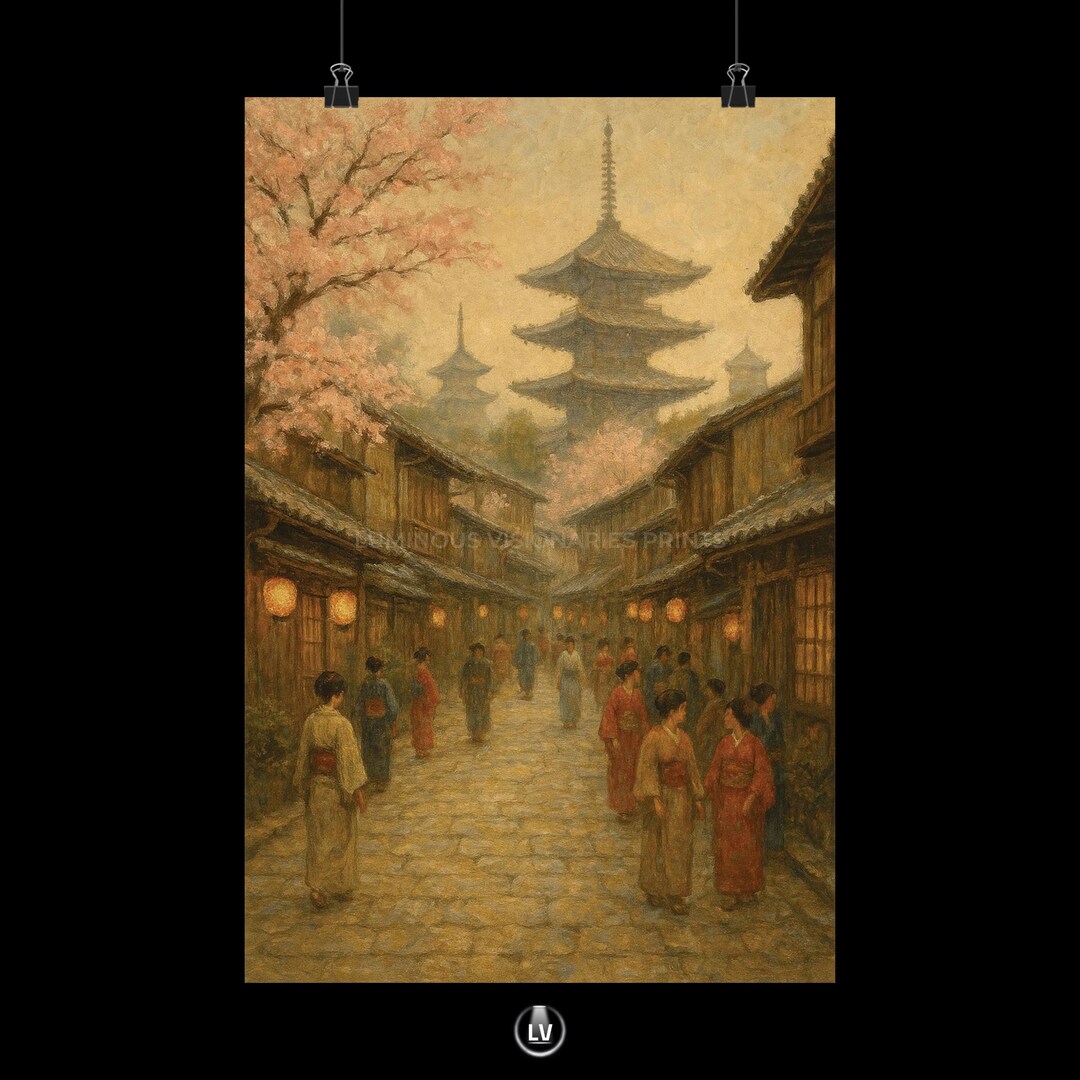 Feudal Japan, Serene Japanese Art Poster, Wall Decor, Home Aesthetic ...