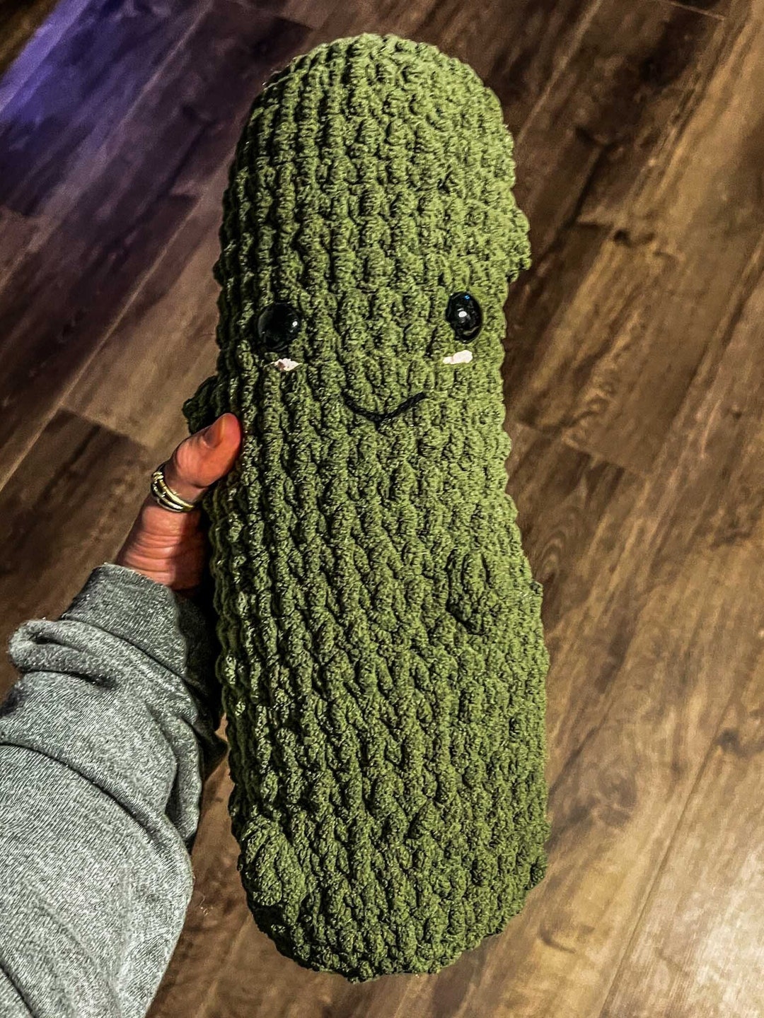 Emotional Support Pickle olive - Etsy