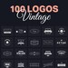 20 Vintage Vector Logo Templates 8, AI, EPS, PSD, Editable Logo Badges ...