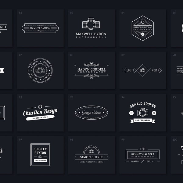 20 Vintage Vector Logo Templates 8, AI, EPS, PSD, Editable Logo Badges ...