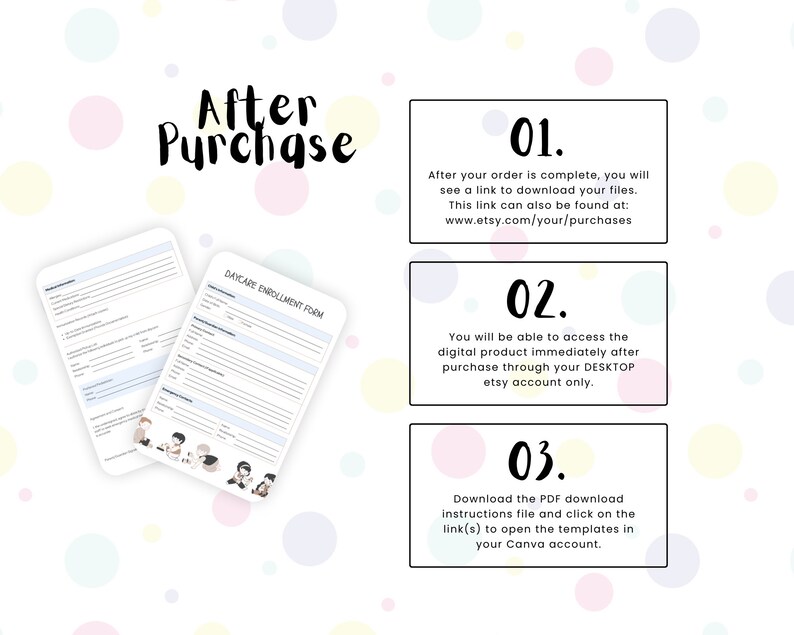 Daycare Forms Daycare Policies and Procedures Home Daycare Child Care ...