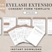 Lash Forms Editable Esthetician Forms Eyelash Forms - Etsy
