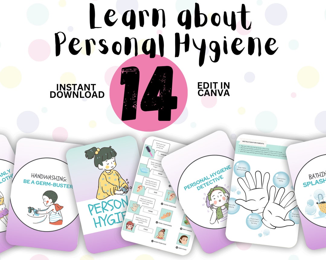 Learn Personal Hygiene Workbook| Montessori Workbook| Pre-school ...
