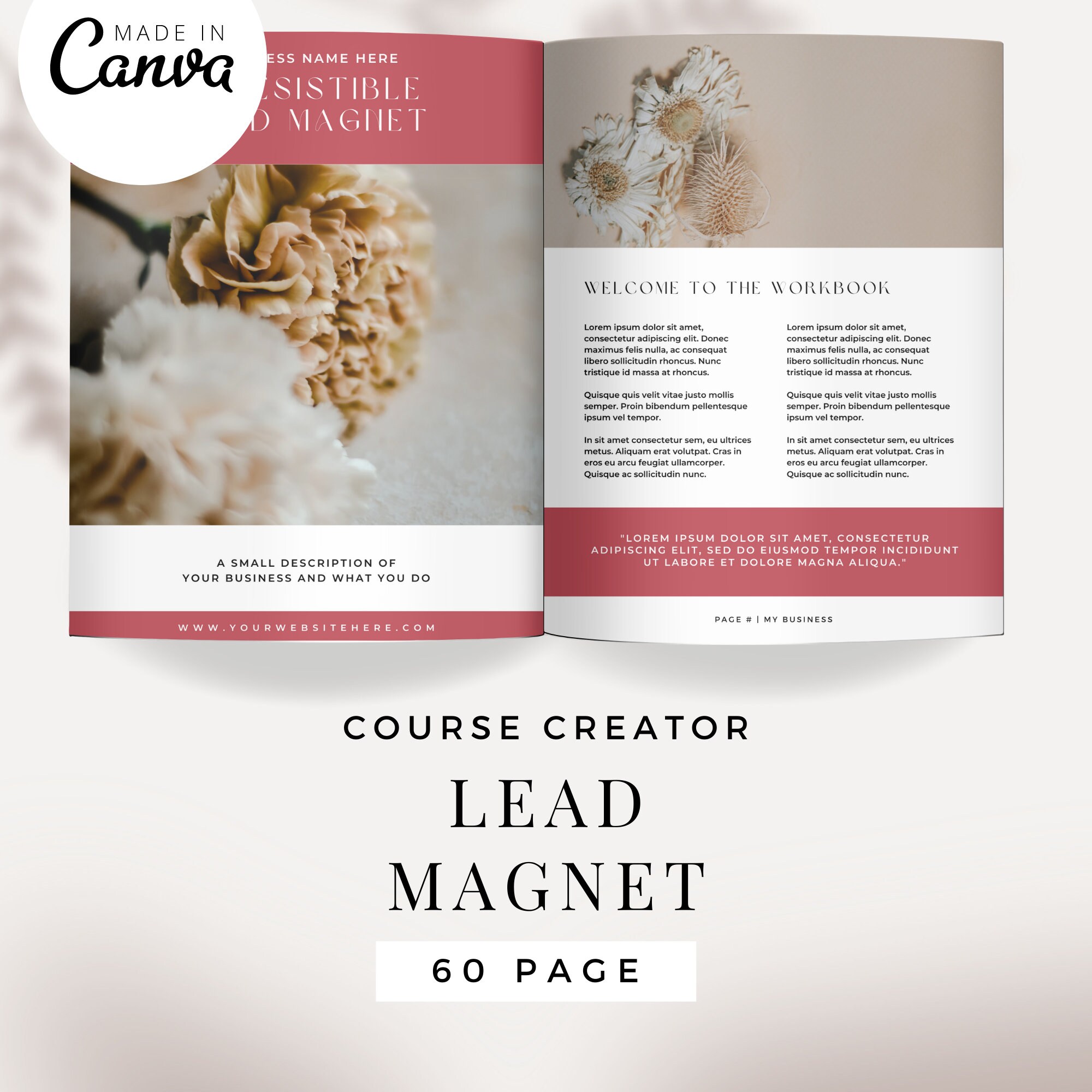 Lead Magnet Template, Freebie Template, Coaching Worksheets, Lead ...