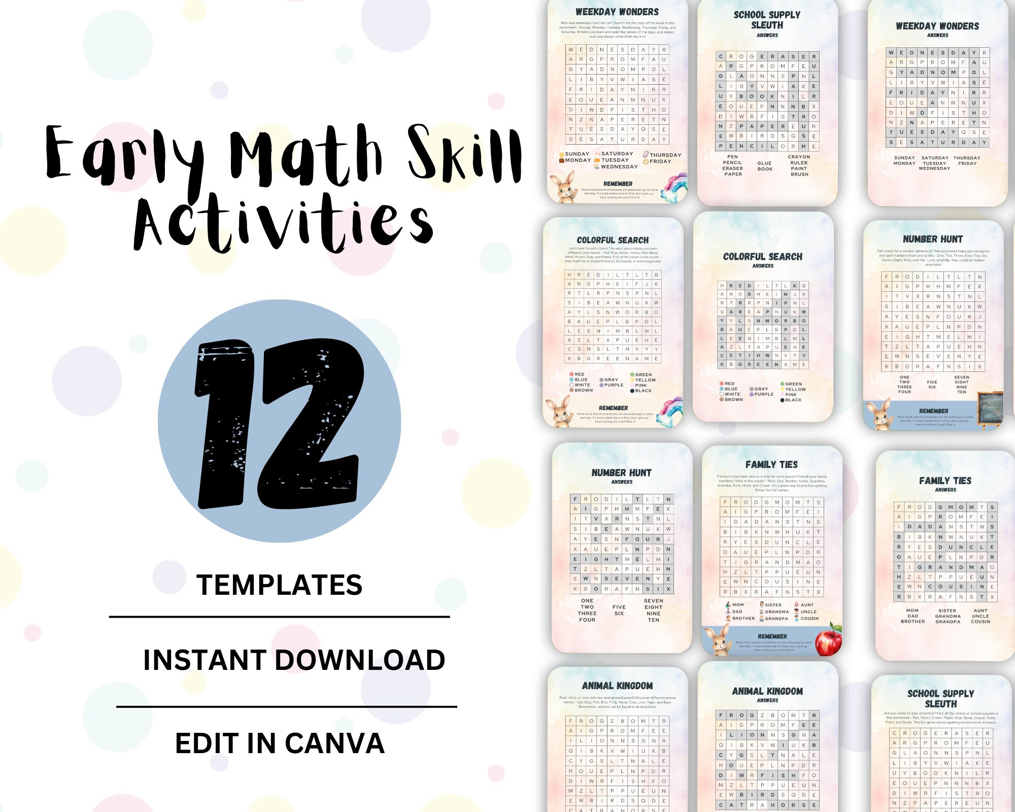 Printable Activity Bundle Christian Games Word Find - Etsy