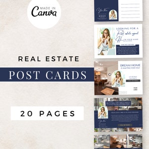 20 Real Estate Postcards | Postcard Bundle Template | Real Estate ...