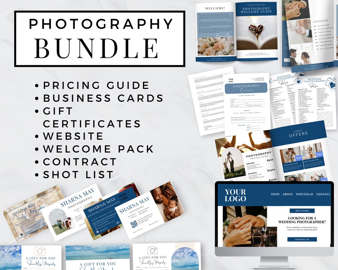 Photographer Resource Bundle Photography Workflow Pricing Guide Modern ...