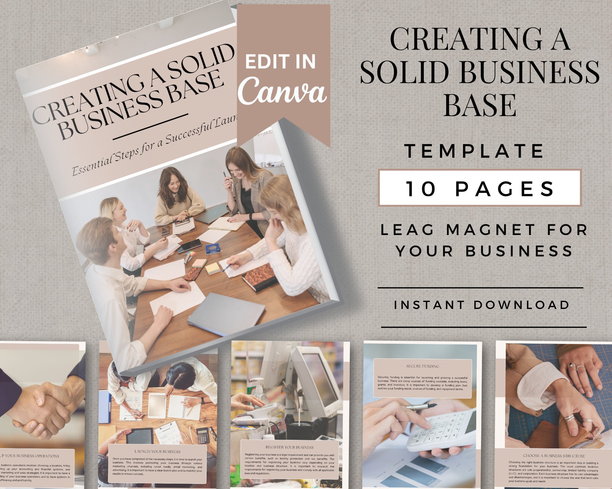 Lead Magnet Ideas | Freebie Template | Ebook Template | Life Coach ...