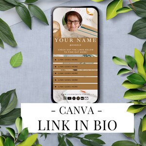 Link in Bio Templates Canva, Instagram Landing Page, Instagram Linktree ...