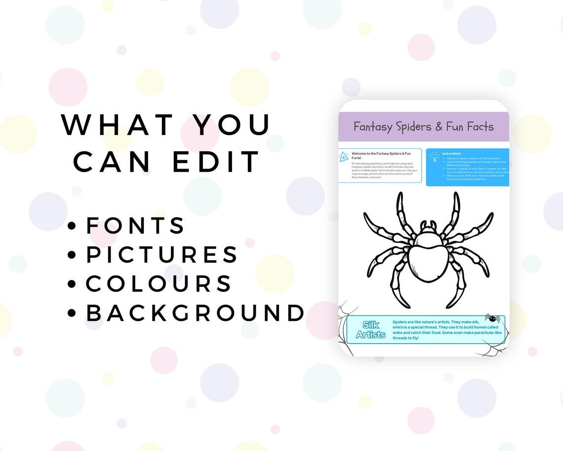 SPIDERS Types of Spiders Flash Cards | Montessori Inspired Learning ...