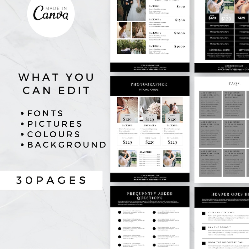 Client Welcome Packet Welcome Guide Template Client Guide - Etsy