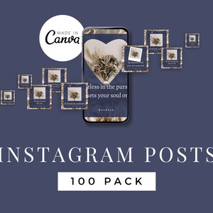 100 Instagram Inspirational Quote Pack| Editable Quote Templates ...